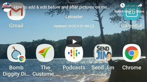 How to add & edit before and after pictures on mobile phone | WNC Wash Pros