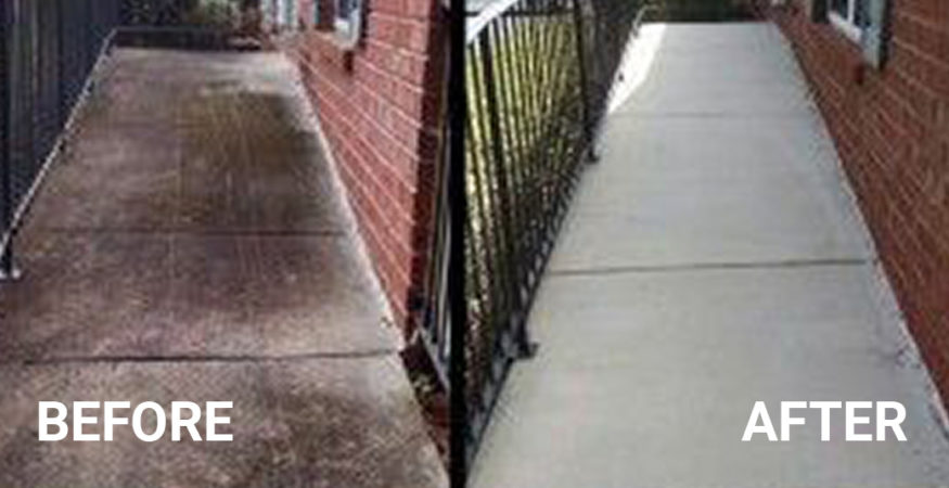 Concrete & Driveway Cleaning | WNC Wash Pro's