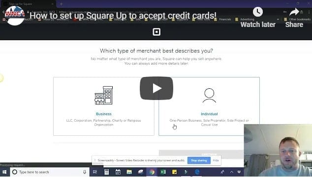 How to set up Square Up to accept credit cards! | WNC Wash Pros